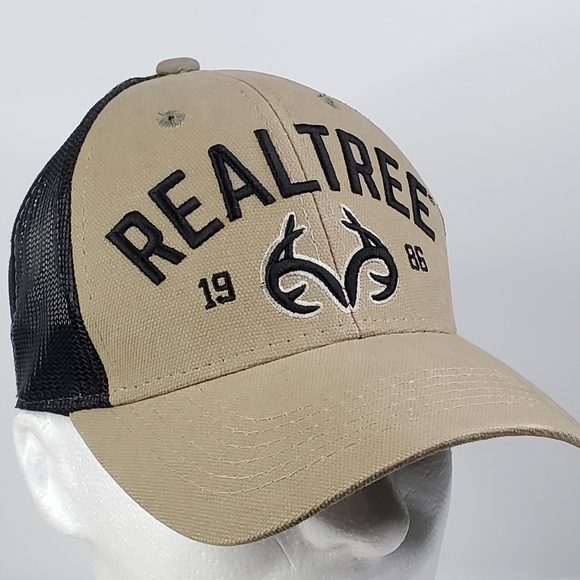 Realtree | Accessories | Realtree Trucker Hat Canvas Snapback Mesh ...